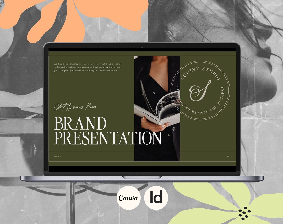 Brand Presentation Template | Brand Presentation | Logo Presentation ...