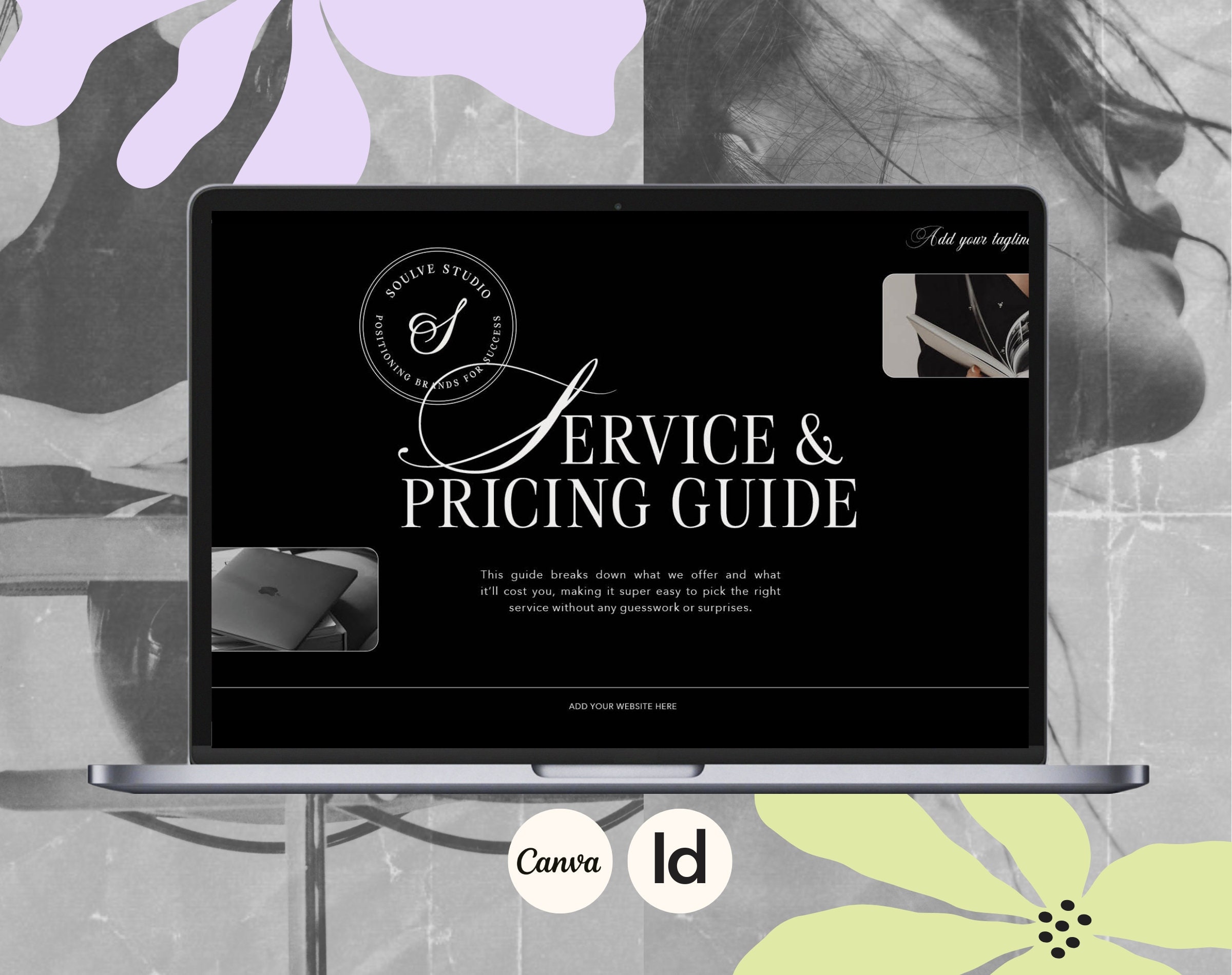 Service & Pricing Guide Client Brochure Template Portfolio Case Studies ...