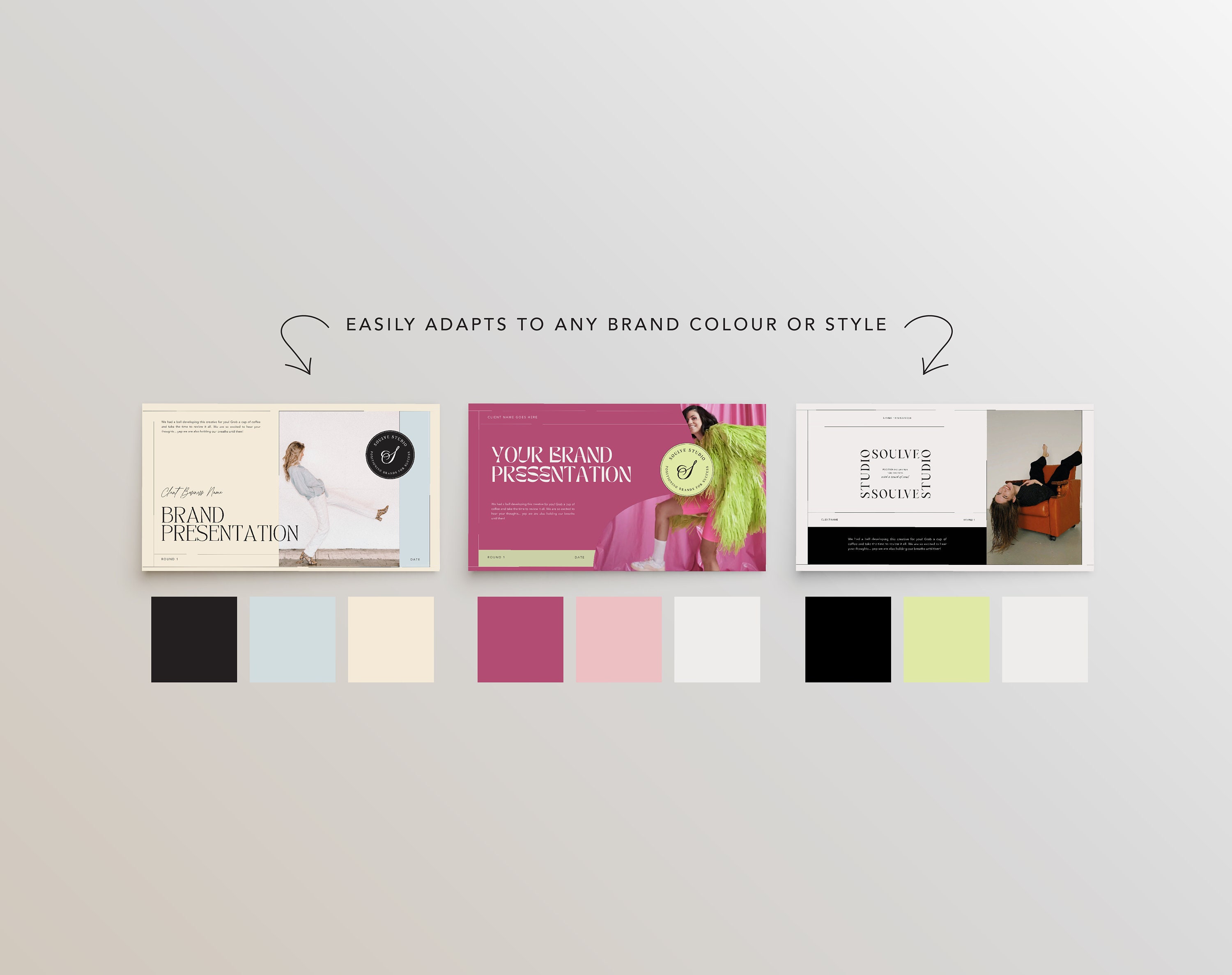 Brand Presentation Template | Brand Presentation | Logo Presentation ...