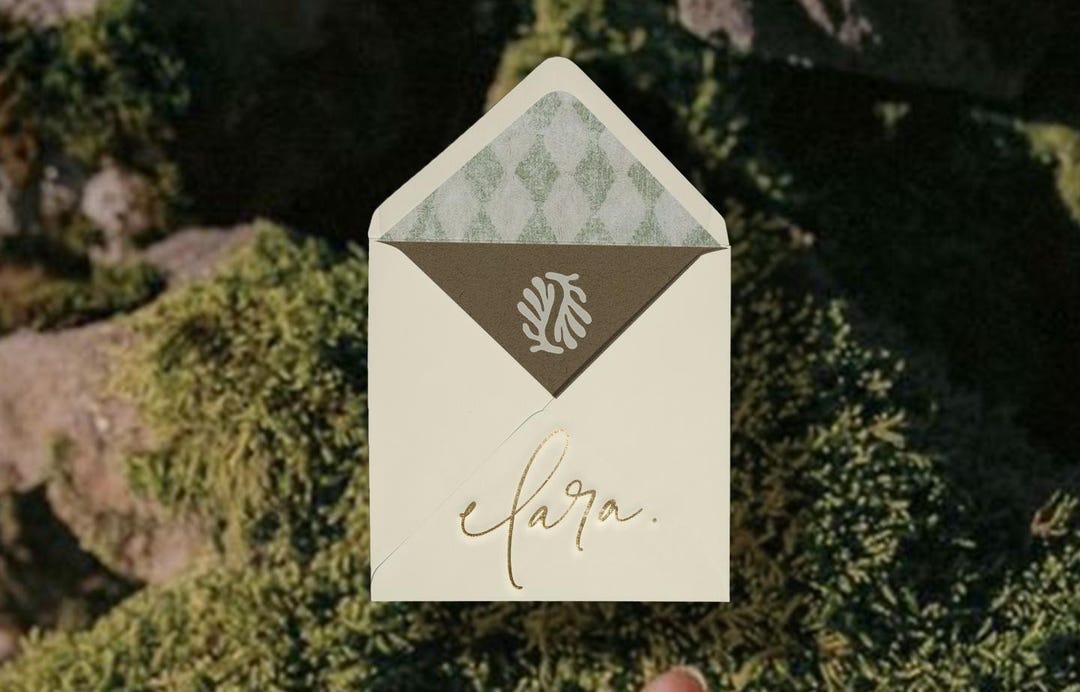 Envelope Mockup With Gold Foil & Deboss Effect, PSD File for Branding ...
