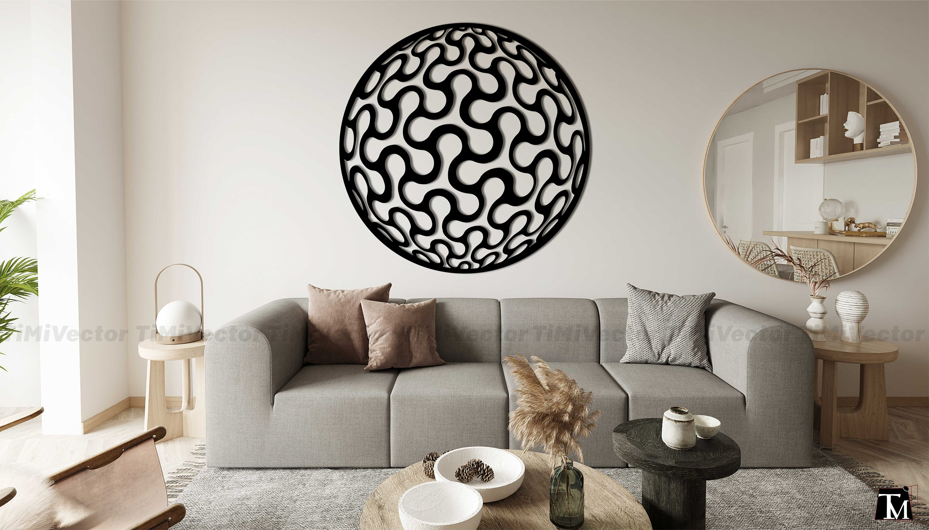 Abstract Organic Wave Pattern, Svg/dxf/cdr/eps Files for Cnc and Laser ...