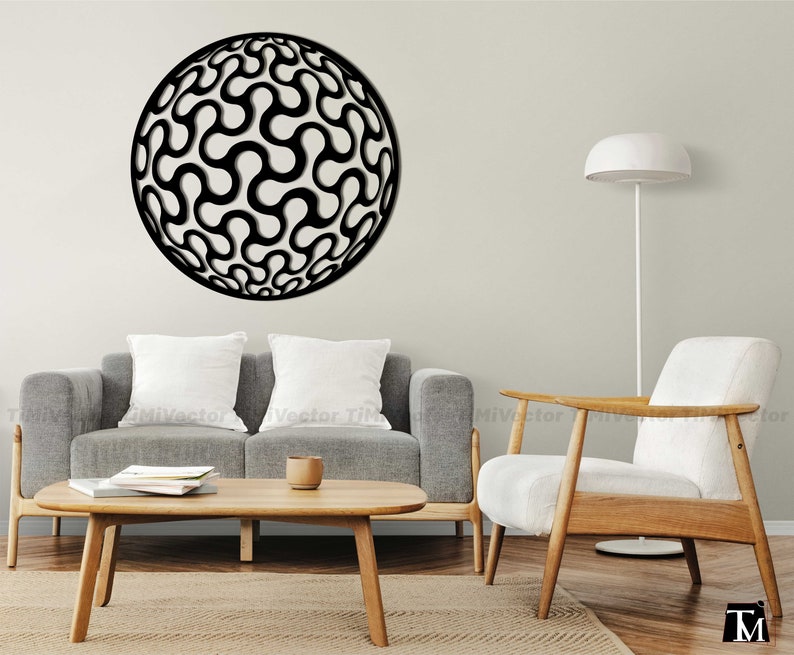 Abstract Organic Wave Pattern, Svg/dxf/cdr/eps Files for Cnc and Laser ...