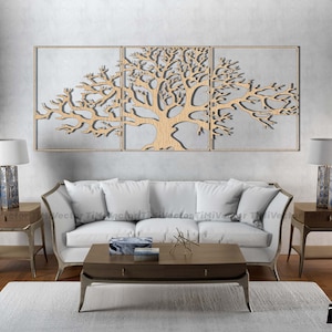 Laser Cut Tree Wall Art: Intricate Metal Home Decor (digital Download ...