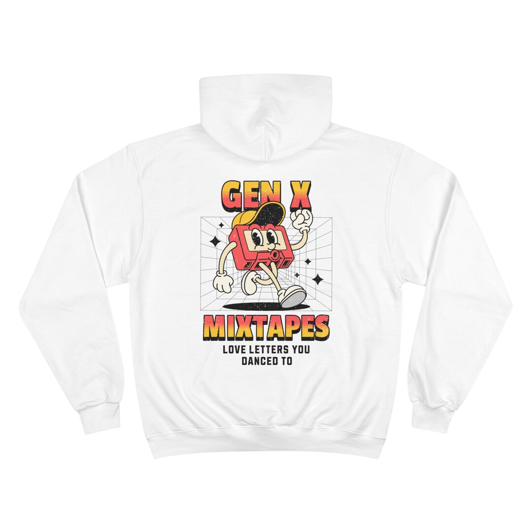 Gen X Mixtape Love Letter Hoodie - Dance Your Heart Out in Retro ...