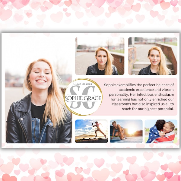 Senior Yearbook Ad - Etsy