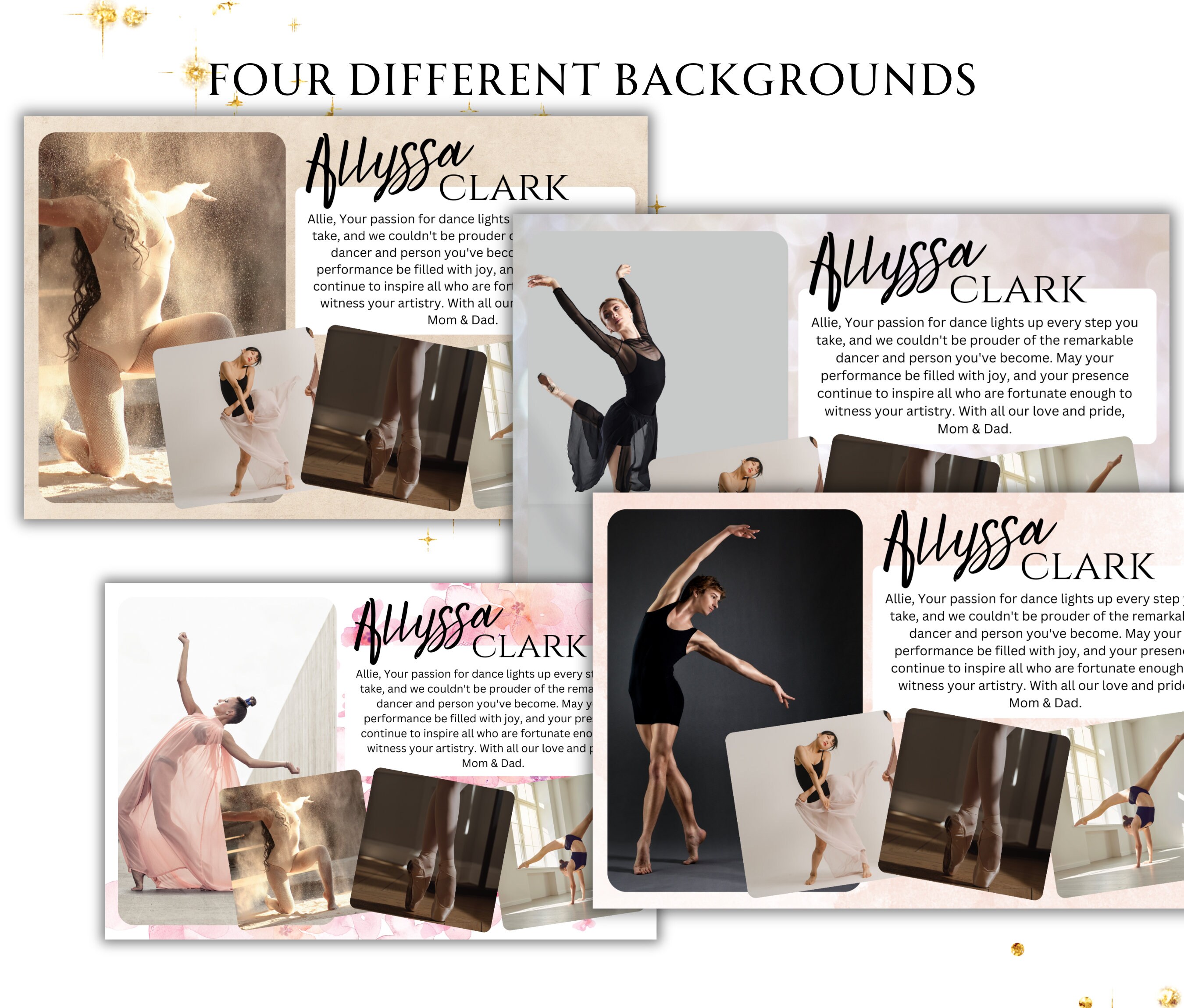 Dance Recital Ad Half Page Template | Dance Recital Flyer Dance Studio ...