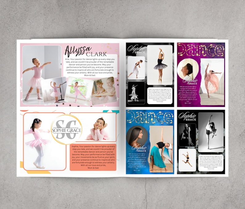 16 Page Recital Program Template Editable in Canva, Includes Show Pages ...