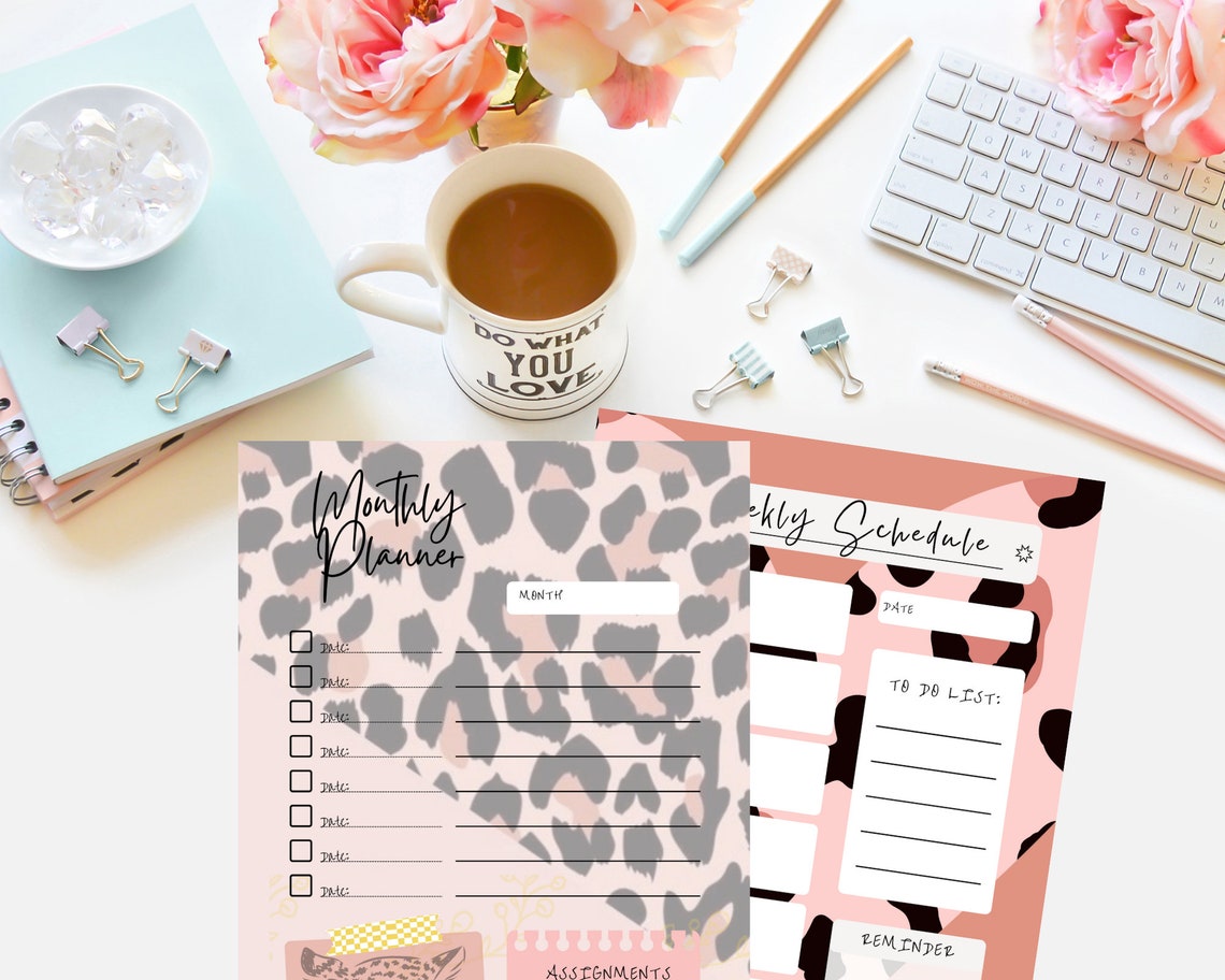 Animal Print Planner, Leopard Print Planner, Jungle Planner, Budget ...