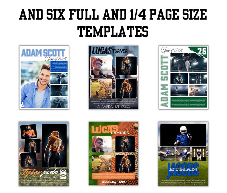 Ultimate Football Season Program + Student Ads BUNDLE | 20 Page Program ...