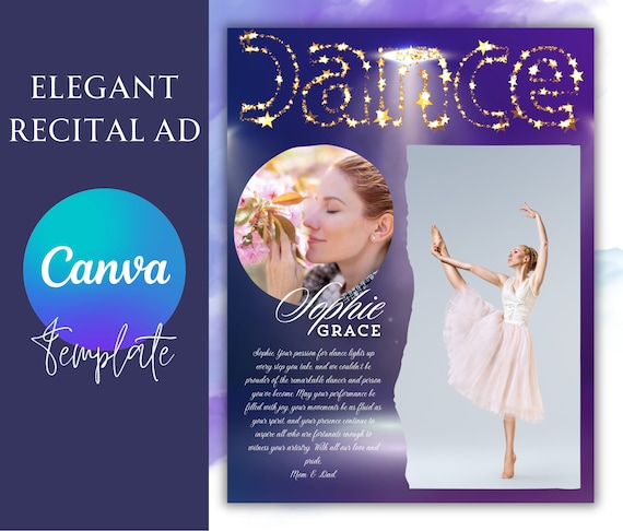 Dance Recital Ad Template BIG NEWS—It's Recital Time! We're Beyond