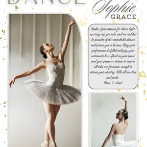 Dance Recital Ad Half Page Template | Dance Recital Flyer Dance Studio ...