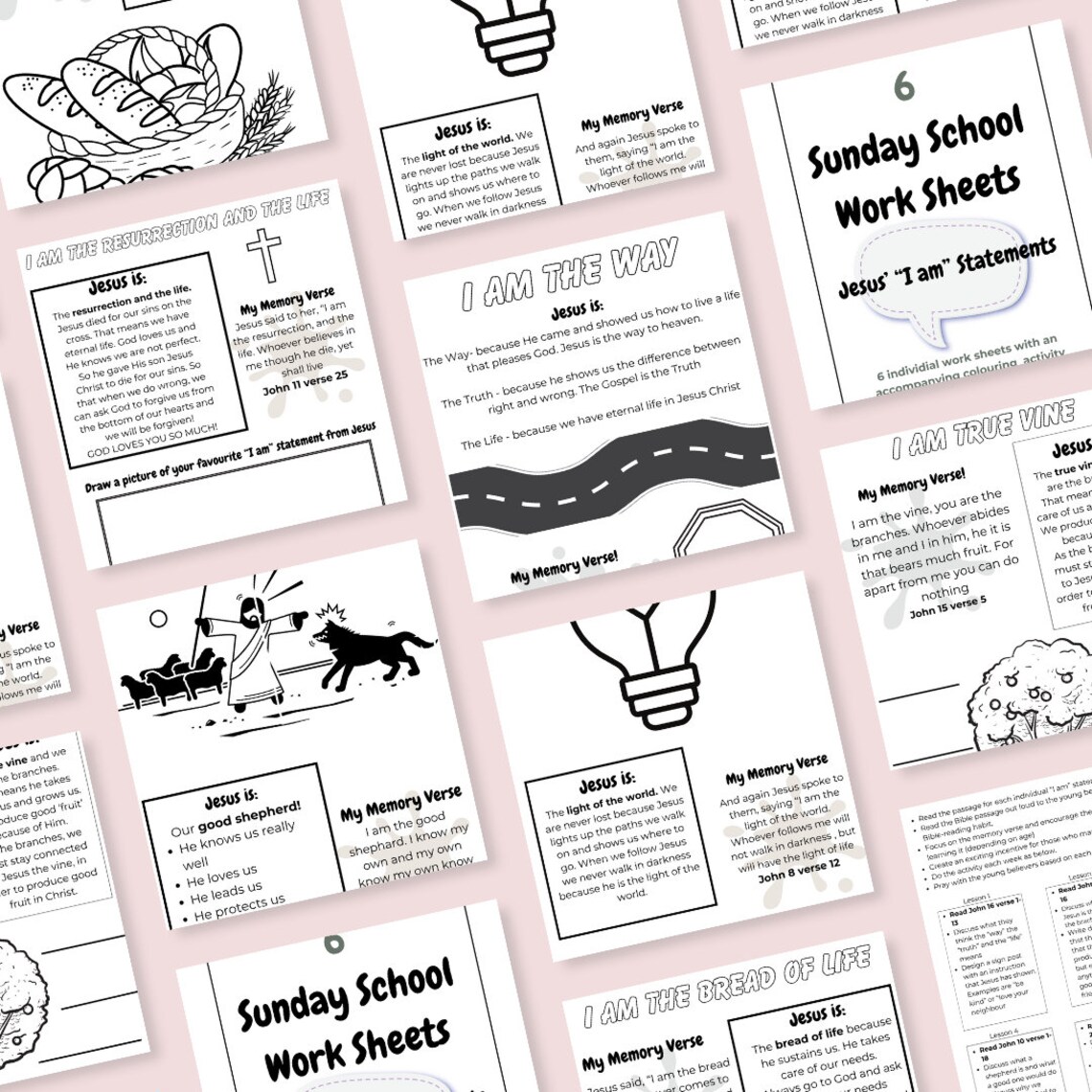 Sunday School Colouring Activity | Sunday School | Church Activity ...