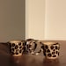 Handmade Ceramic Cups,leopard Print Pottery,unique Coffee Mugs,artisan ...