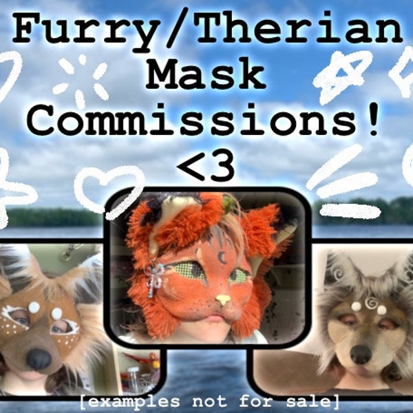 Therian Mask Commission - Etsy