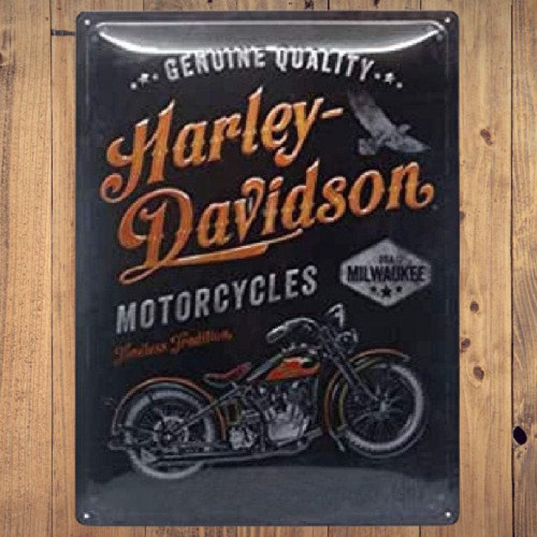 Harley Davidson Metal Sign Metal Sign For Men Fathers Day T For