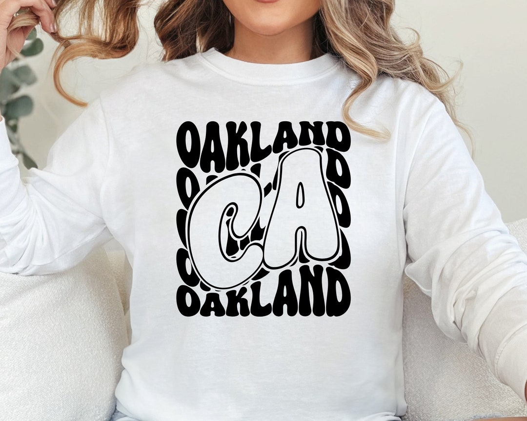 Oakland Wavy Svg Png, Oakland T-shirt Design, Gifts, Oakland Svg ...