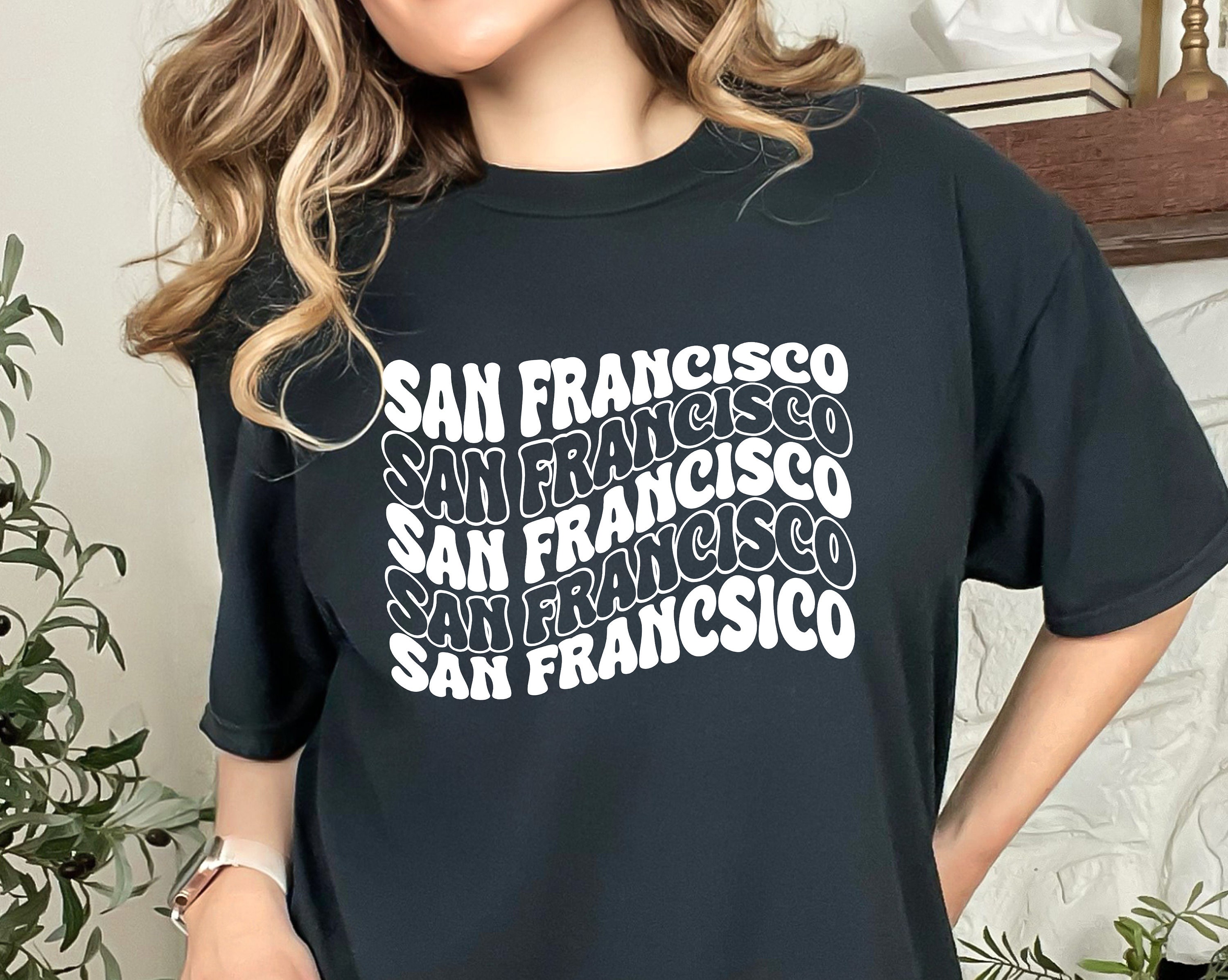 San Francisco Wavy Svg Png, San Francisco T-shirt Design, Gifts, San ...