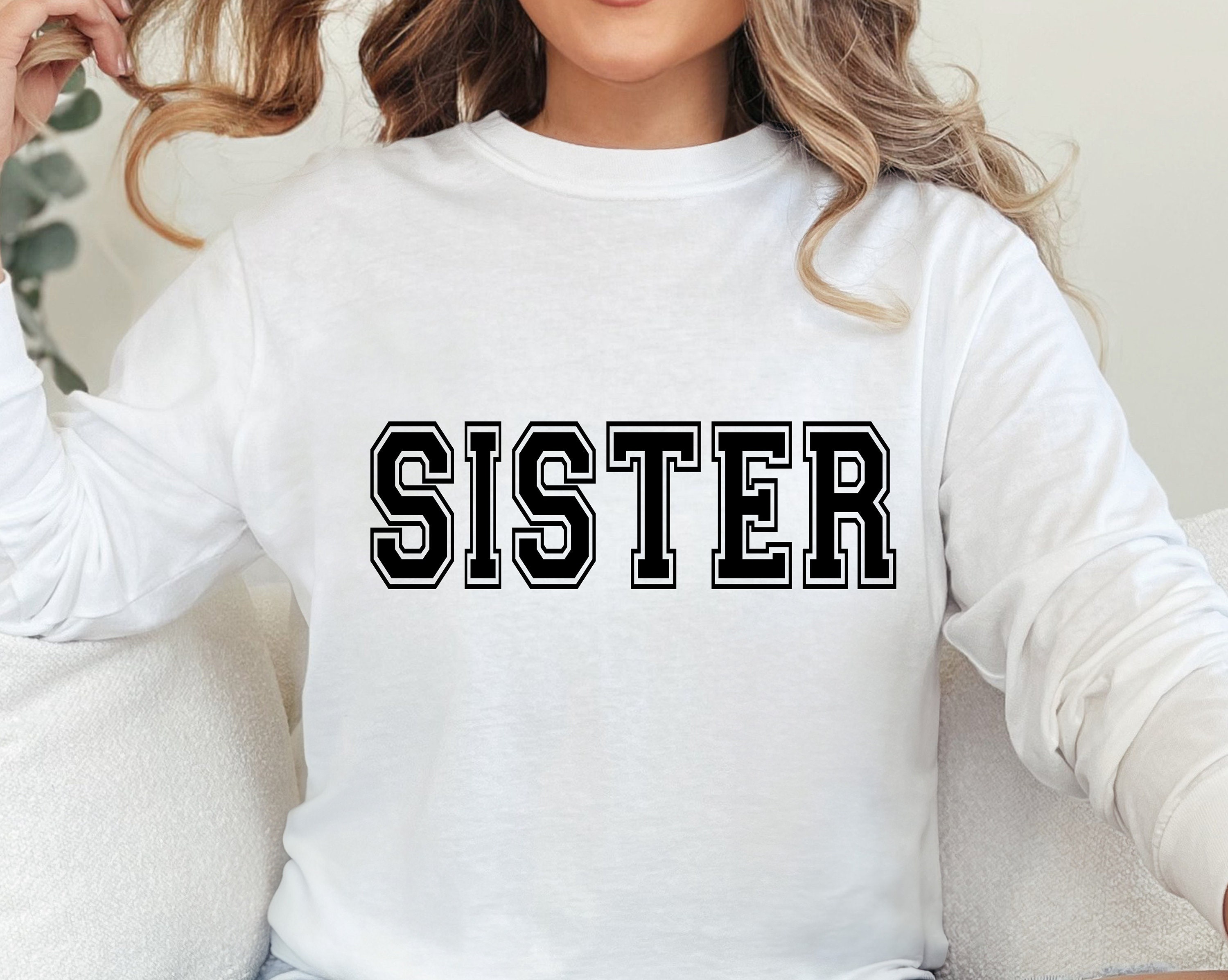 Sister Svg Png, Sister Varsity Svg, Sister T-shirt, Sister Gifts ...