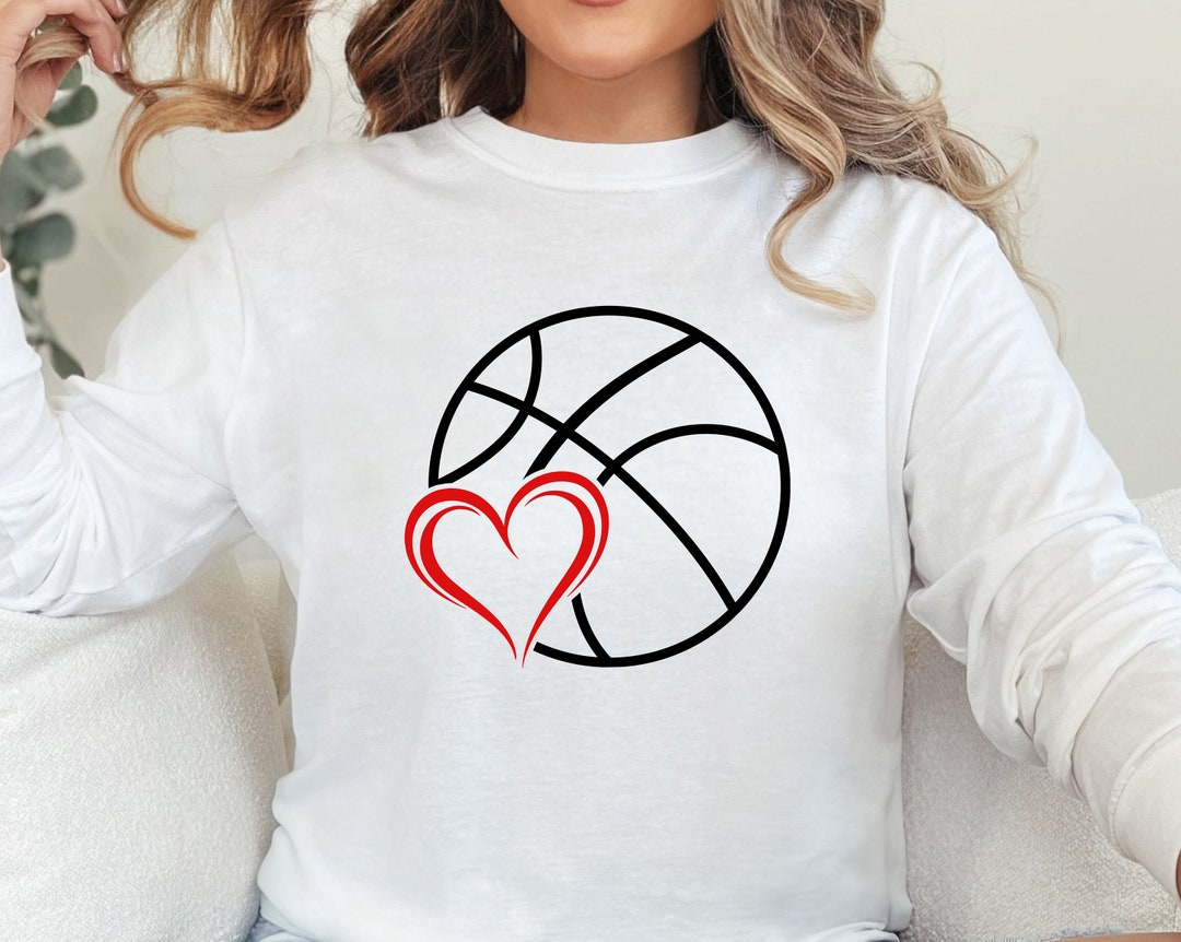 Basketball Heart Svg Png, Basketball T-shirt, Basketball Mom Gifts ...