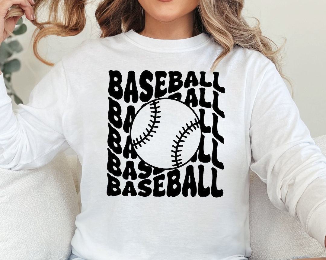Baseball Wavy Svg Png, Baseball T-shirt, Baseball Mom Gifts, Baseball ...