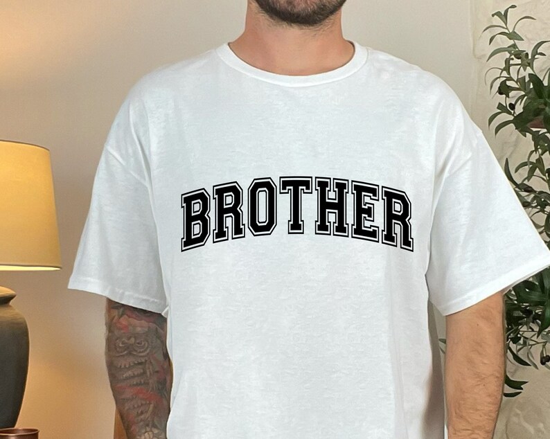 Brother Svg Png, Brother Varsity Svg Png, Brother T-shirt, Brother ...