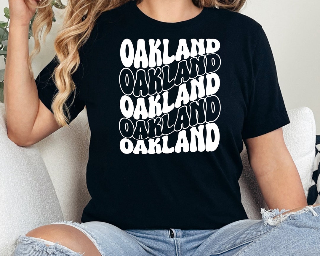 Oakland Wavy Svg Png, Oakland T-shirt Design, Gifts, Oakland Svg ...