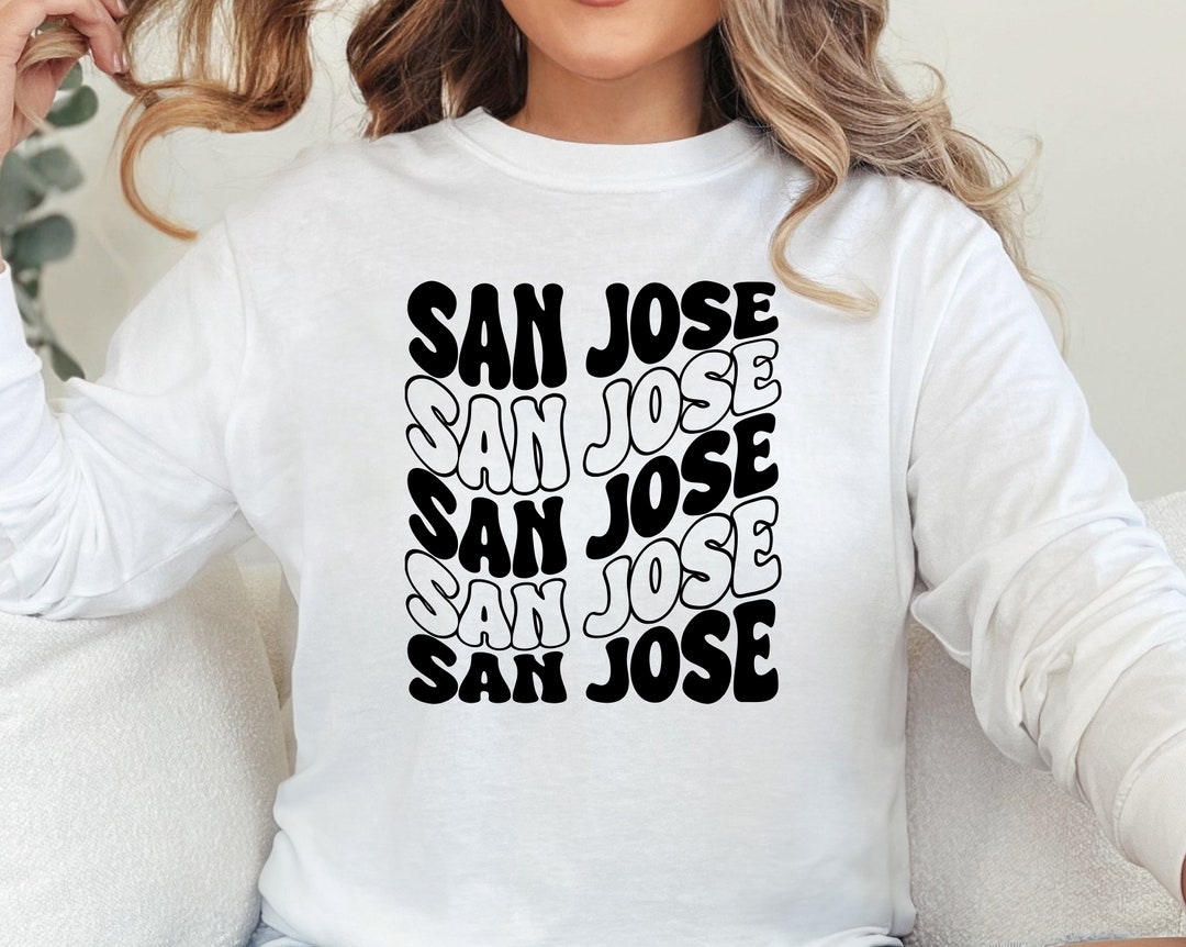 San Jose Wavy Svg Png, San Jose T-shirt Design, San Jose City Gifts ...