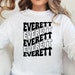 Everett Wavy Svg Png, Everett T-shirt Design, Everett City Gifts ...