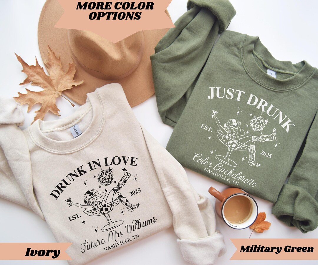 Drunk in Love Bachelorette Party Shirt Luxury Bachelorette Merch ...