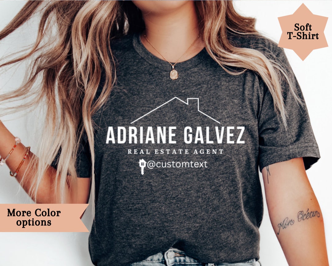 Realtor Shirt, Personalized Realtor T-shirt, Real Estate Shirt, Gift ...