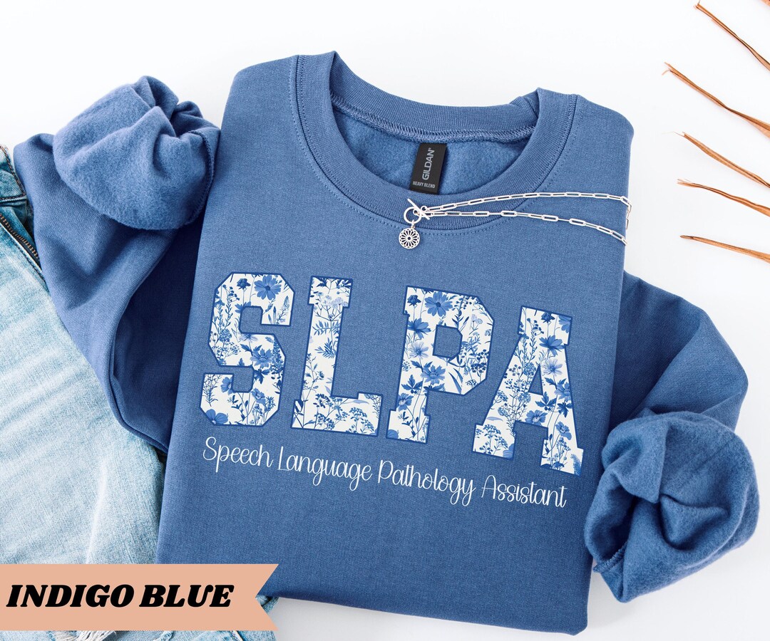 SLPA Sweatshirt SLPA Shirt Speech Therapy Tee Speech Language Pathology ...
