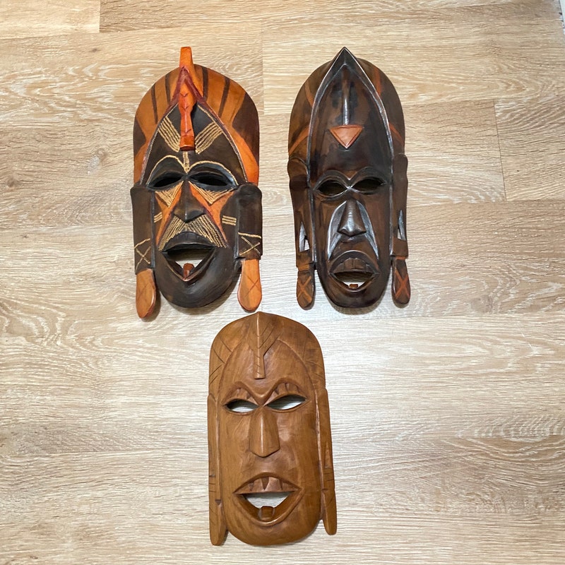 African Face Mask - Etsy