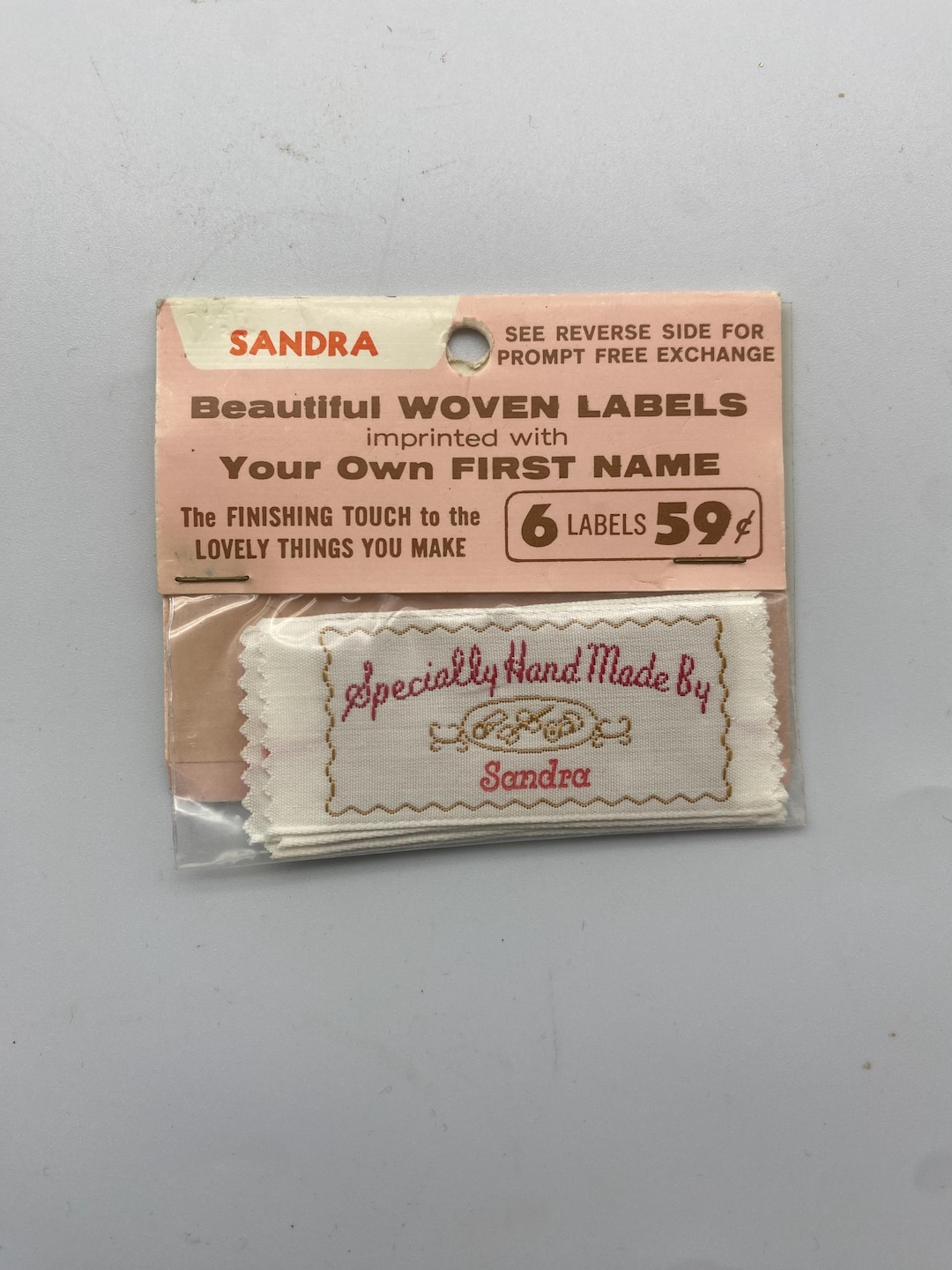Vintage York Labels Specially Hand Made by Sandra 6 Labels Personalized ...