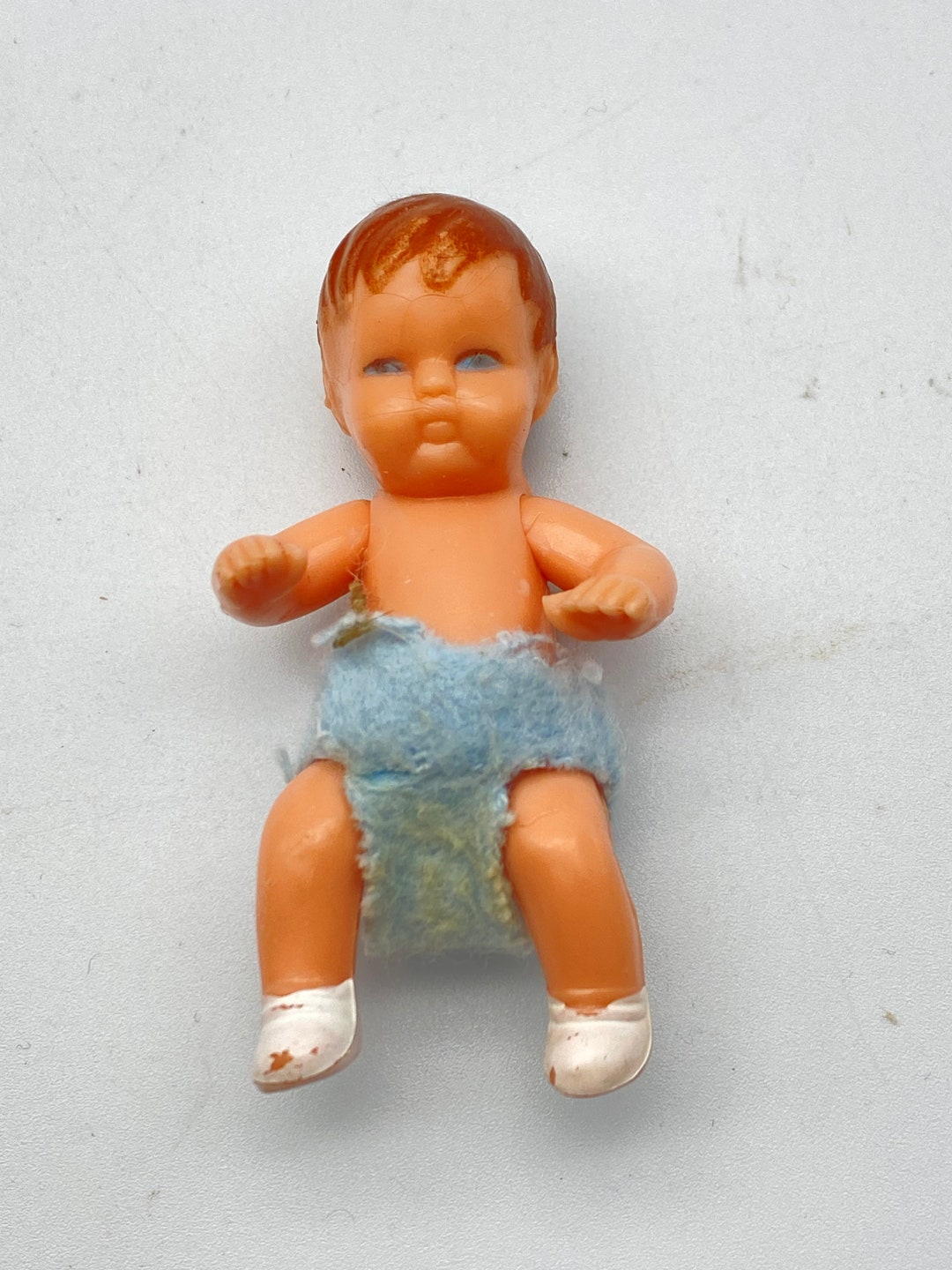 Vintage 1960s Shackman Rubber Baby Doll Dollhouse Baby - Etsy