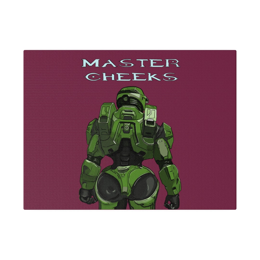 Halo Master Chief Master Cheeks Spartan Spartan 117 XBOX UNSC Matte ...