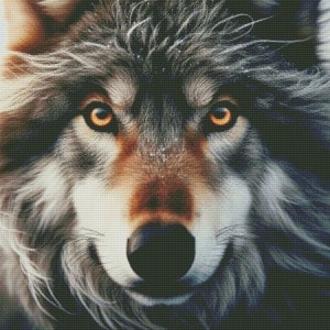 PDF Wolf Cross Stitch Pattern, Animal Cross Stitch, Gift Design,pdf ...