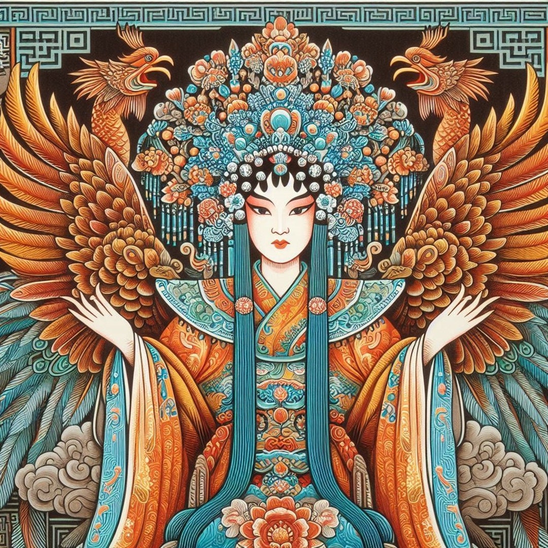 PDF Hua Dan Opera Counted Cross Stitch Pattern, Chinese Cross Stitch ...