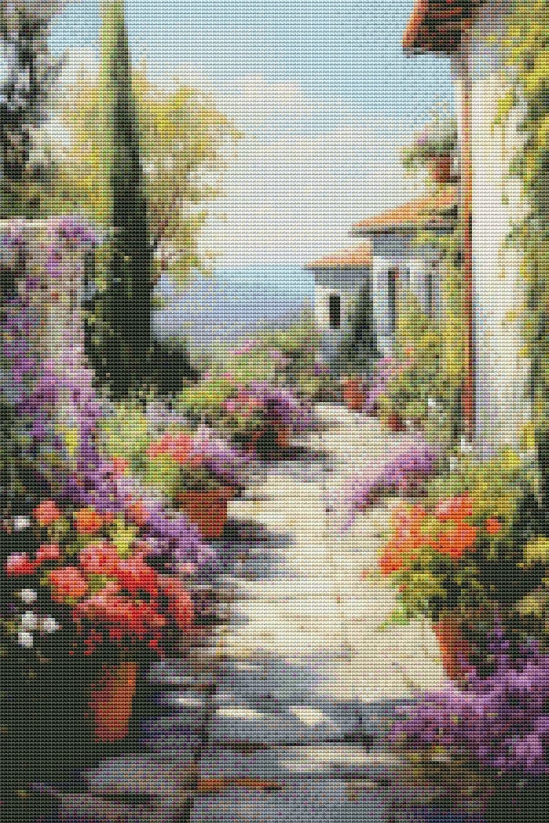 PDF Italy Europe Counted Cross Stitch Pattern, City Landscape Instant ...