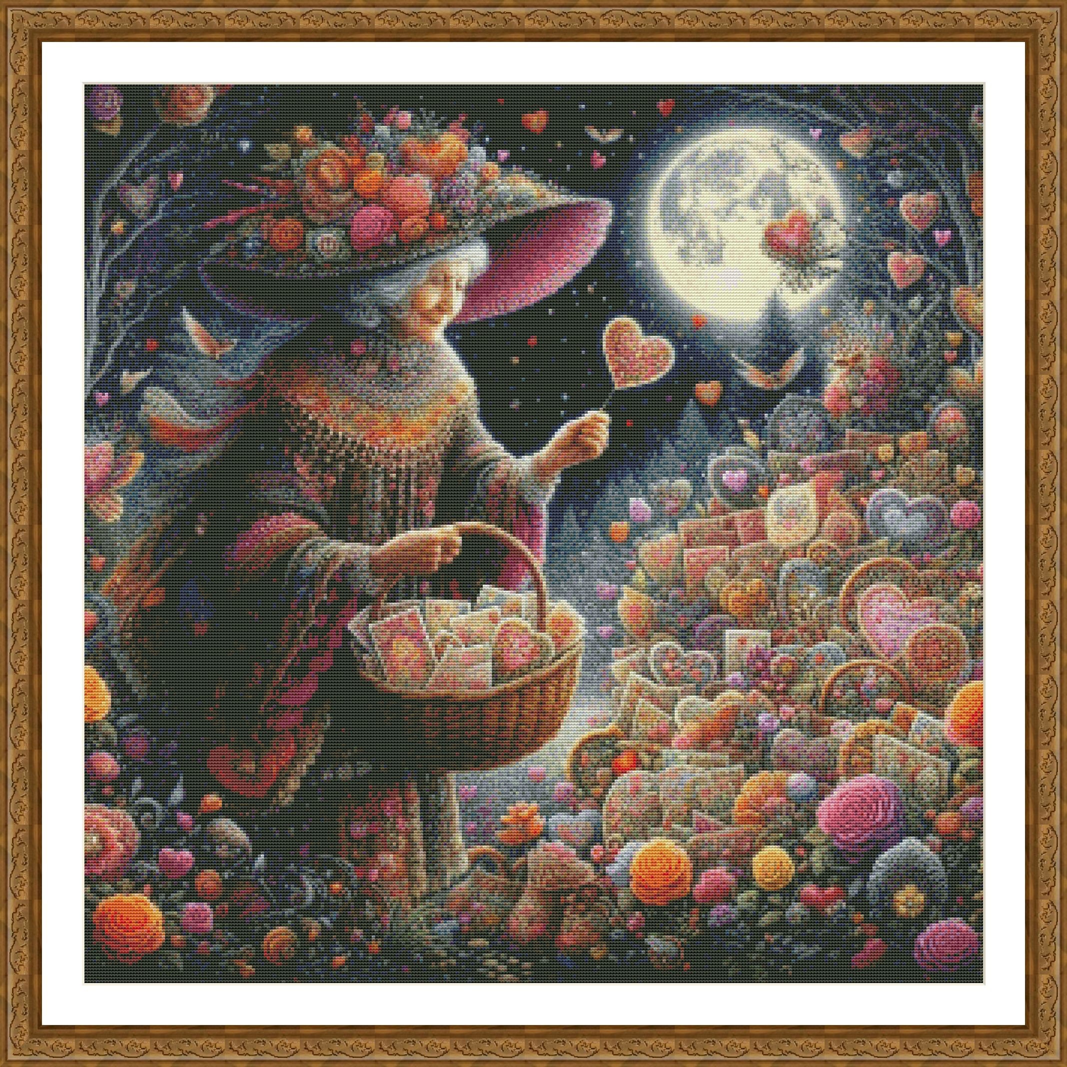 PDF Fairy Counted Cross Stitch Pattern, City Instant Download Digital ...