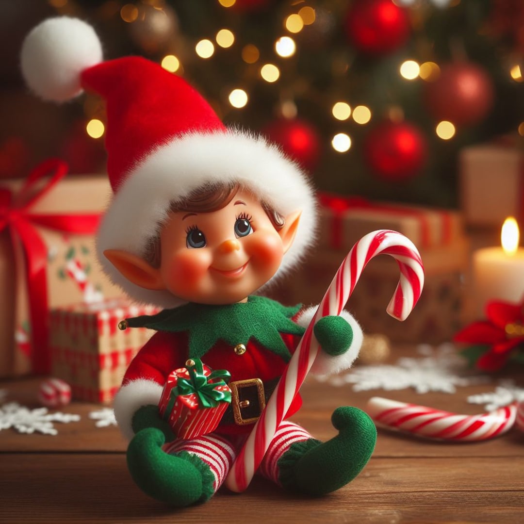 PDF Christmas Elf Cross Stitch Pattern Digital Format Cross Stitch ...