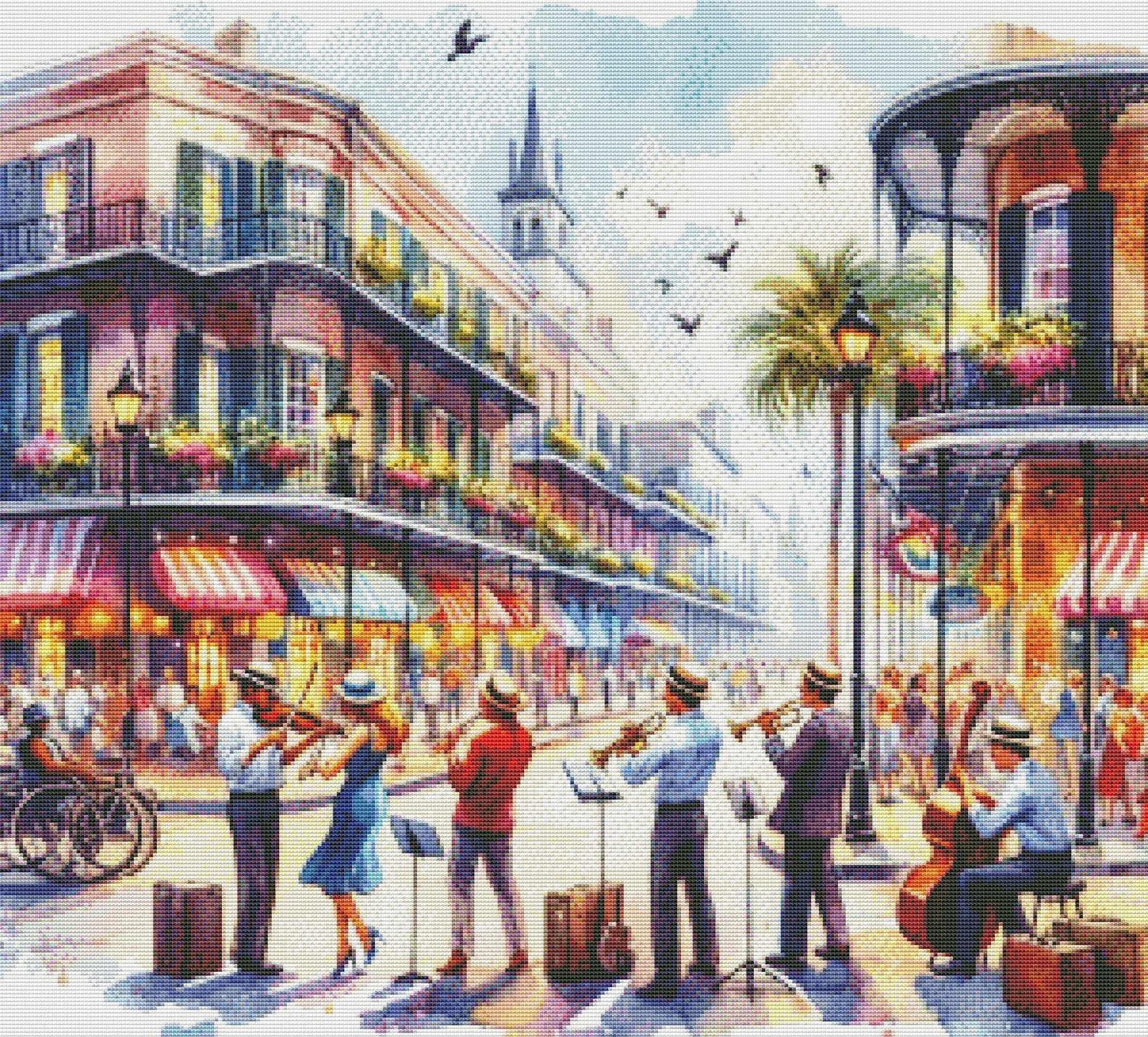 PDF Jackson Square New Orleans, Bourbon Street, Jazz, Counted Cross ...