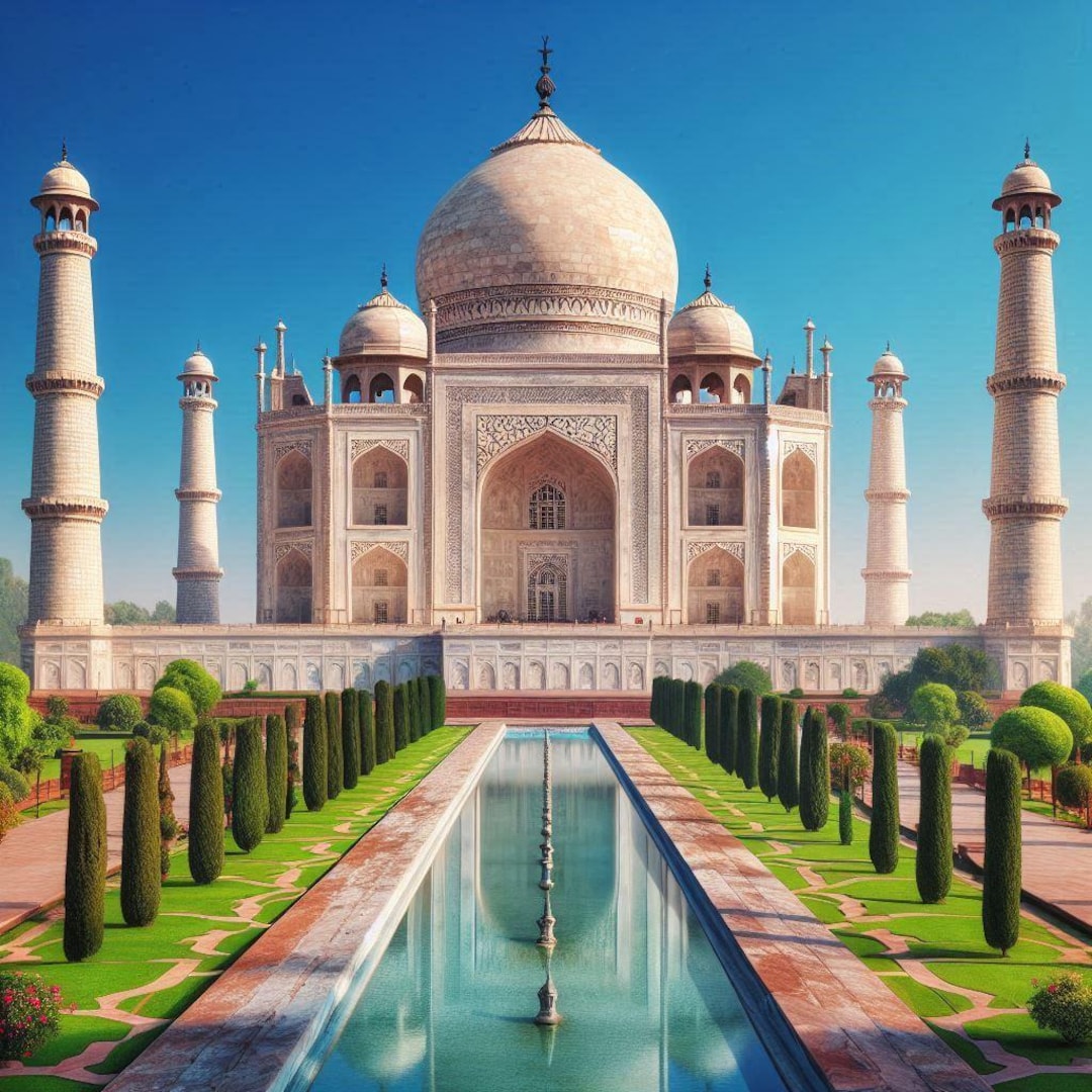PDF Taj Mahal, Counted Cross Stitch Pattern, Flowers, Asian Landscape ...