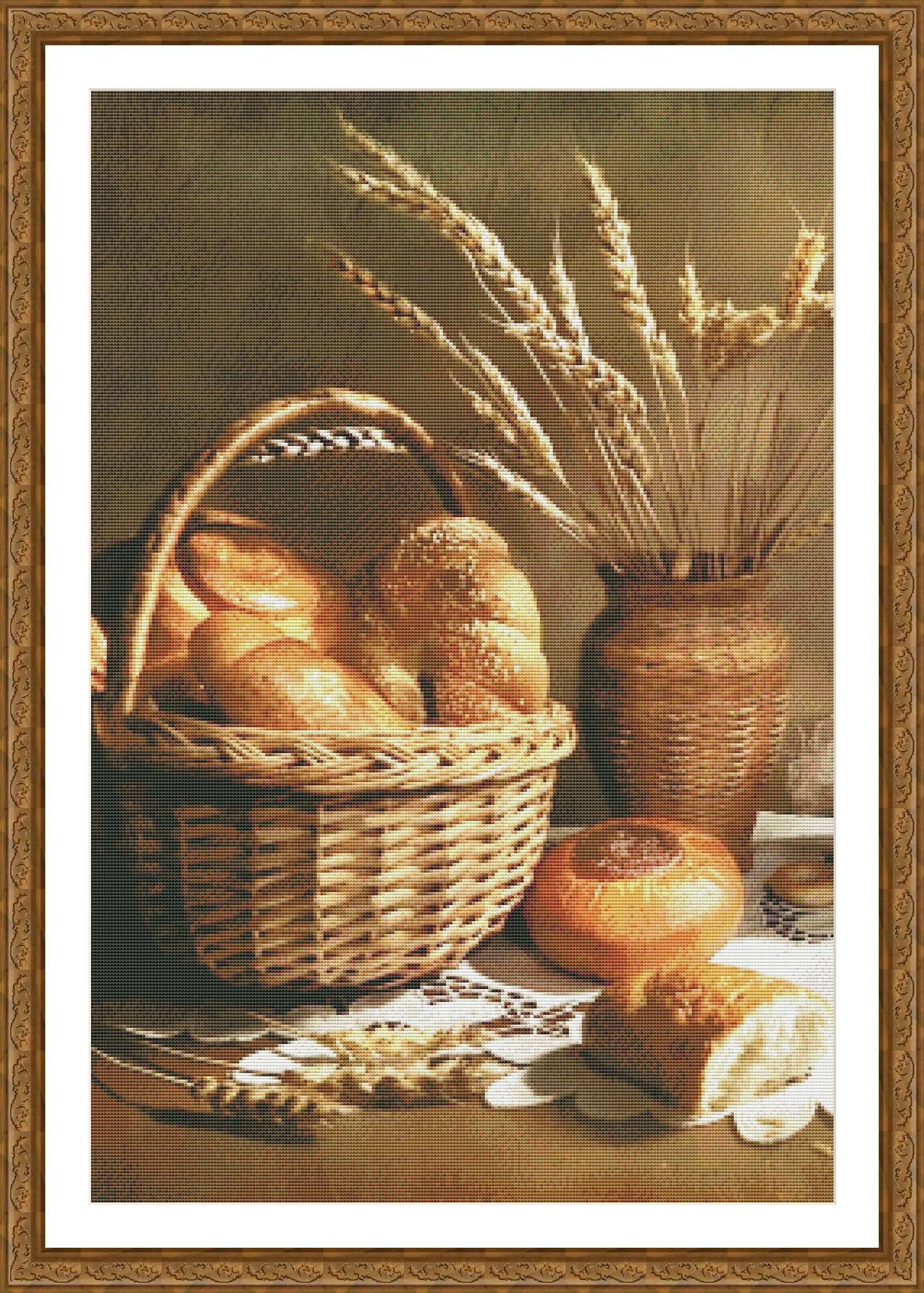 PDF Breakfast Cross Stitch Pattern Digital Format Cross Stitch Pattern ...