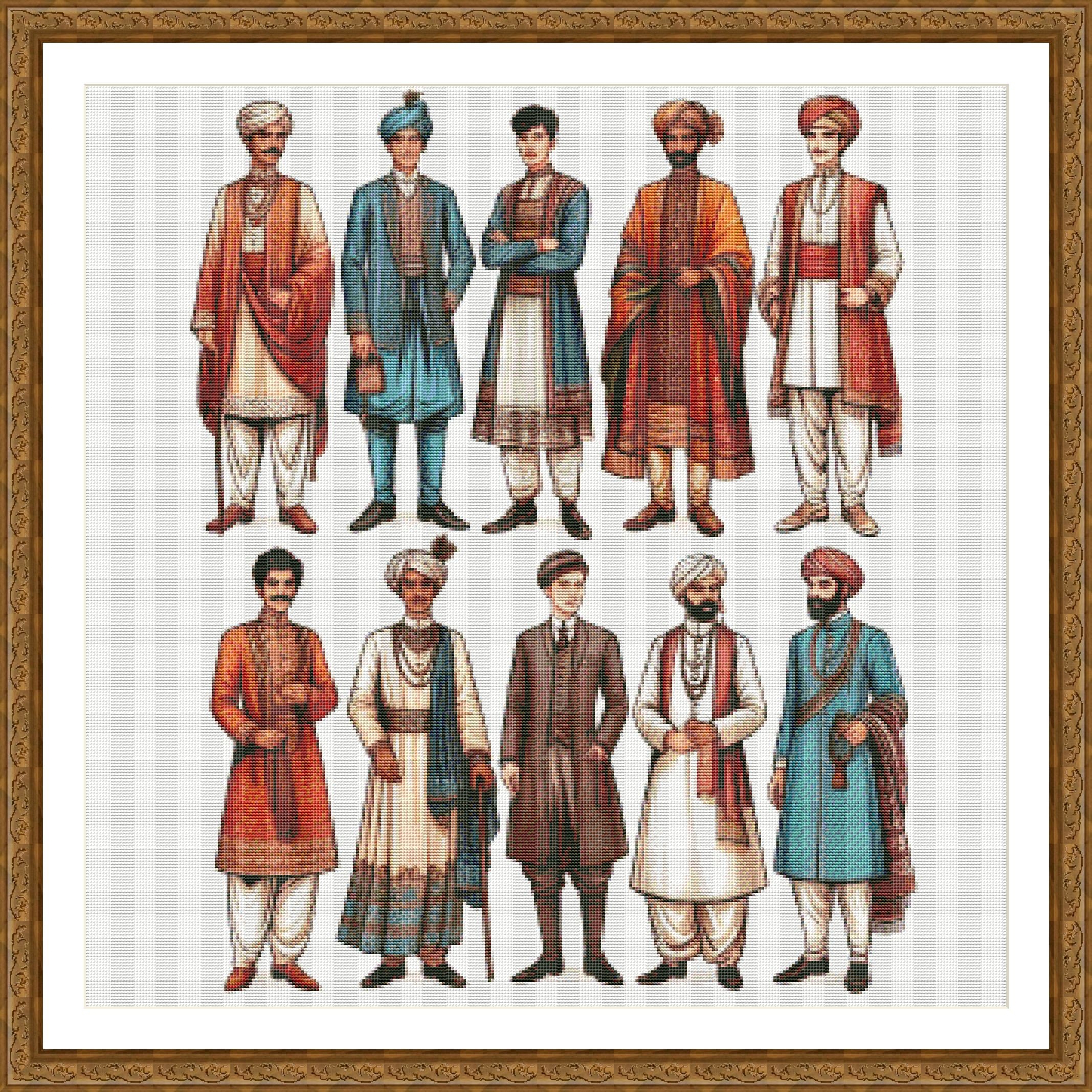 PDF Men Style Fashion, Cross Stitch, Fashion to Embroider, Cross Stitch ...