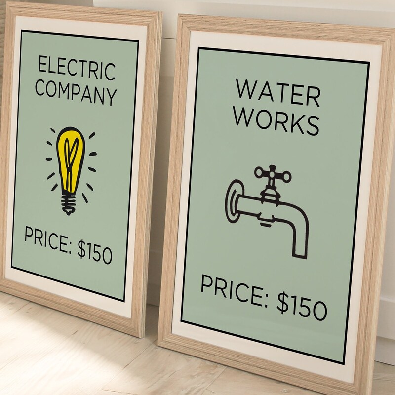 Monopoly Bathroom - Etsy