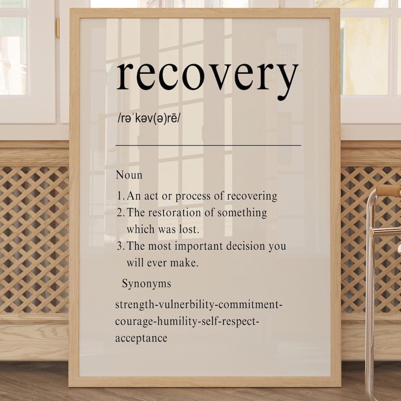 Recovery Posters - Etsy