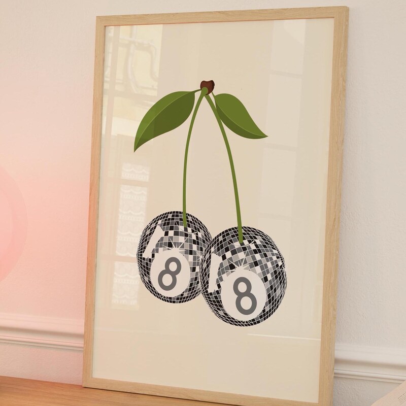 Cherry Eight Ball - Etsy