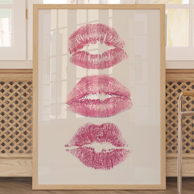 Lip Print - Etsy