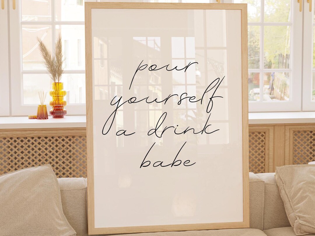 Bar Cart Decor Printable Wall Art Bar Cart Sign Alcohol Print Bar Cart ...