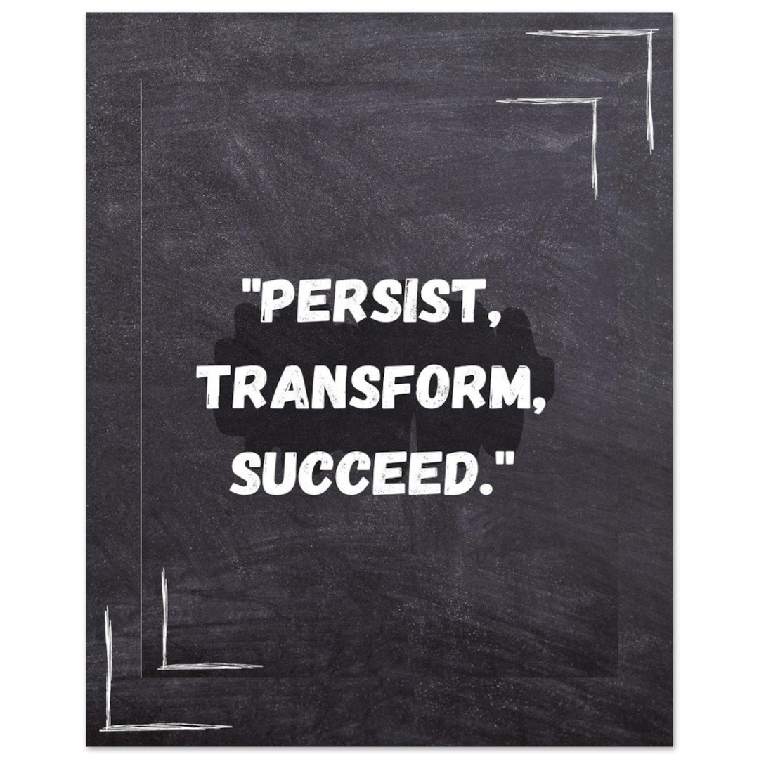 Inspirational Poster Quote Art, Quotes Poster, Motivational Art ...